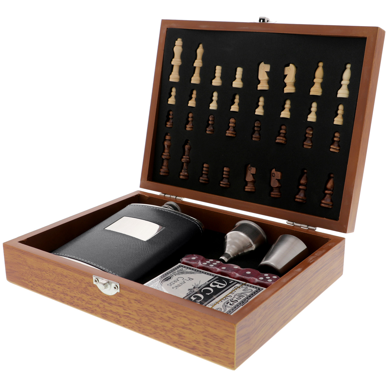 Sah cu Sticla pentru Bautura si Carti