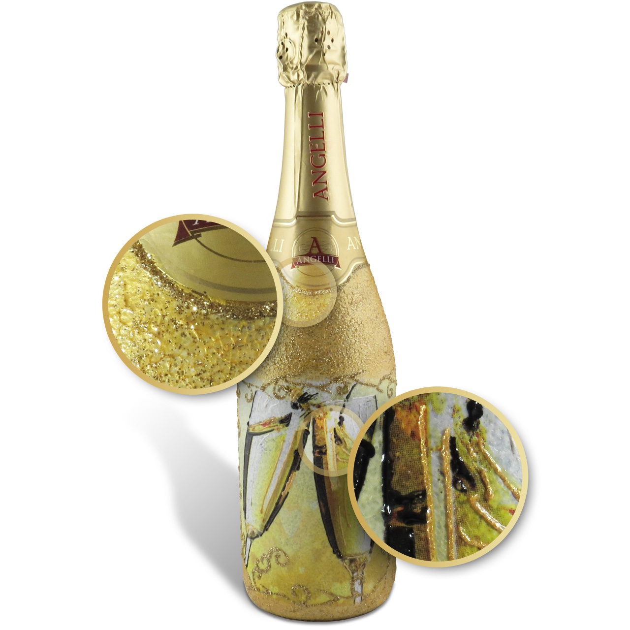 Sampanie Aniversare Glossy Gold