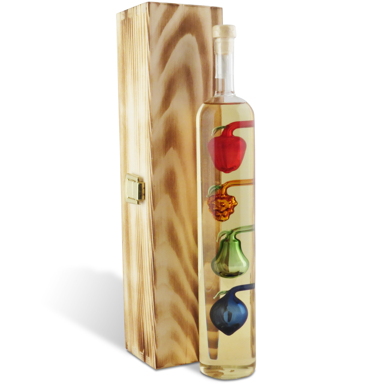 Sticla Decorativa Tuica cu Fructe