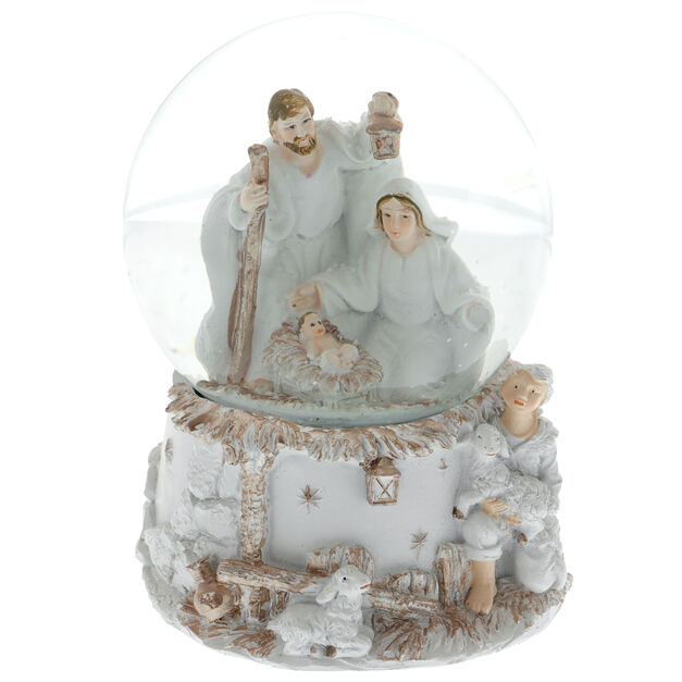 Bethlehem musical snow globe 14m