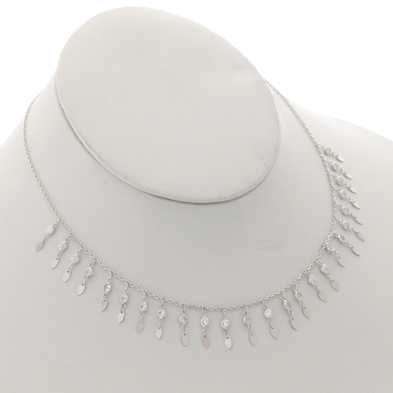 Colier Argint Swarovski Majestic